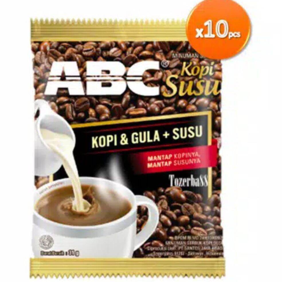 KOPI ABC SUSU RENCENG ISI 10 SACHETS. ORIGINAL. HARGA GROSIR. | Lazada ...