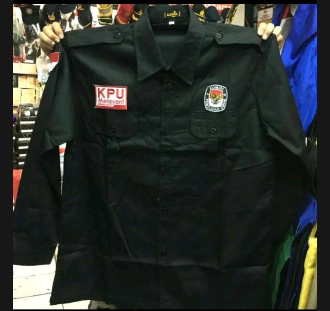kemeja KPU lengan panjang Seragam KPU baju kpu | Lazada Indonesia
