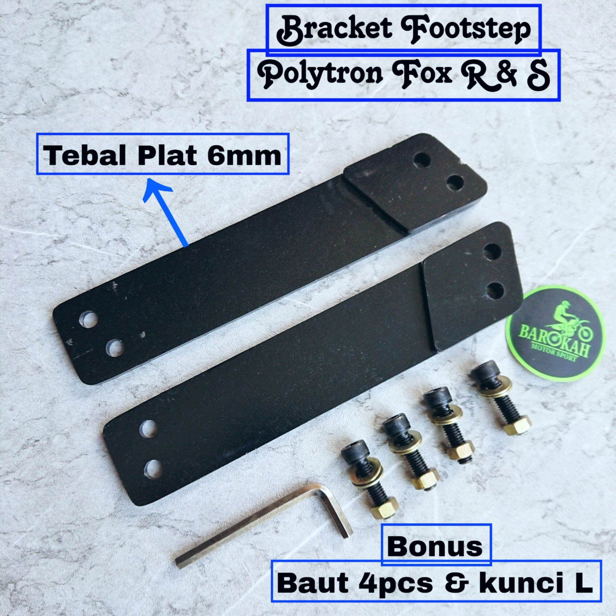 Extender Footstep Polytron Fox R S Motor Listrik Tebal 6 mm | Lazada ...
