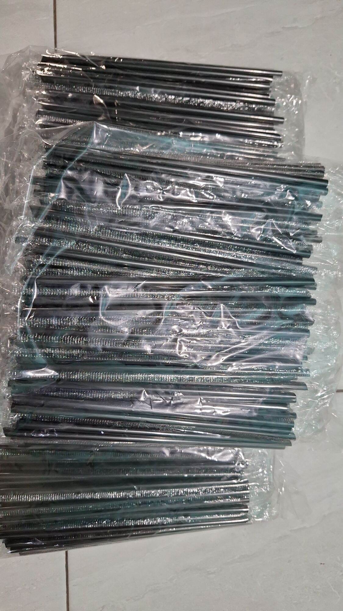 Sedotan Steril Hitam 6mm x 20cm isi 250 pcs | Lazada Indonesia