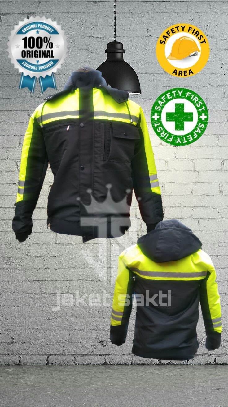 jaket tambang jaket safety jaket k3 jaket | Lazada Indonesia