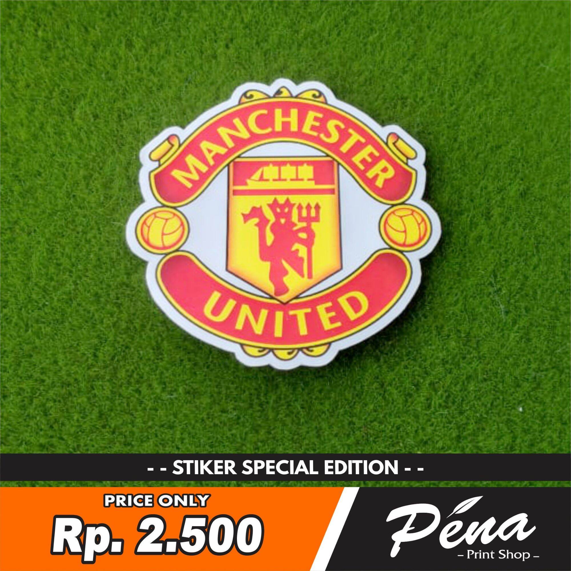 Sticker Stiker Bola Manchester United (MU) Liga Inggris | Lazada Indonesia