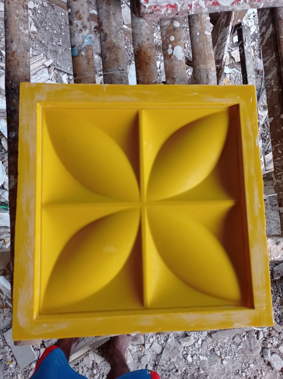 Cetakan Panel dinding cor/gypsum 30x30 cm | Lazada Indonesia