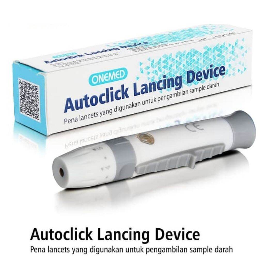 Pen Lancet Autoclick Kancing Device Alat Ambil Sampel Darah Pen Bekam ...