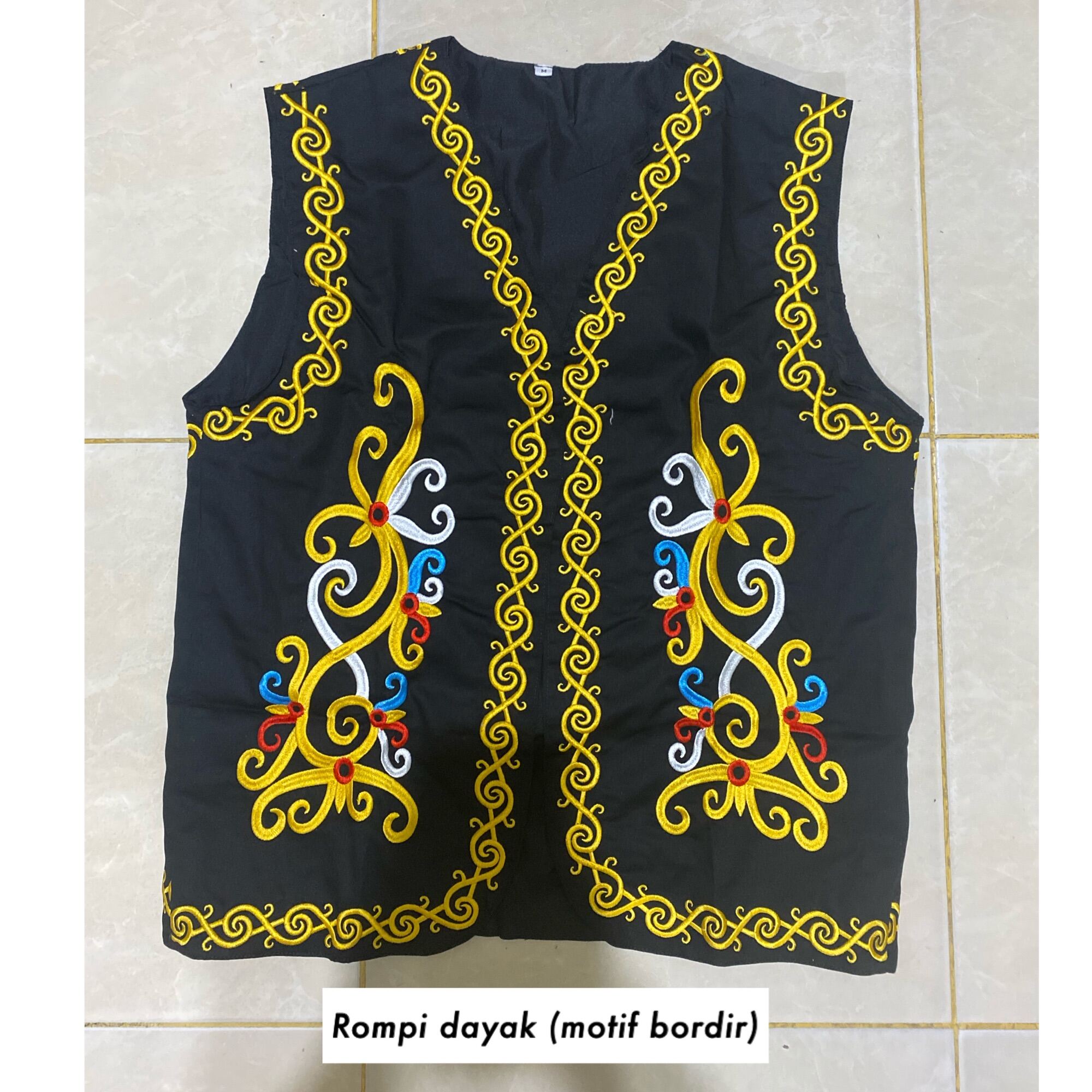 ROMPI DAYAK PRIA (MOTIF BORDIR) | Lazada Indonesia