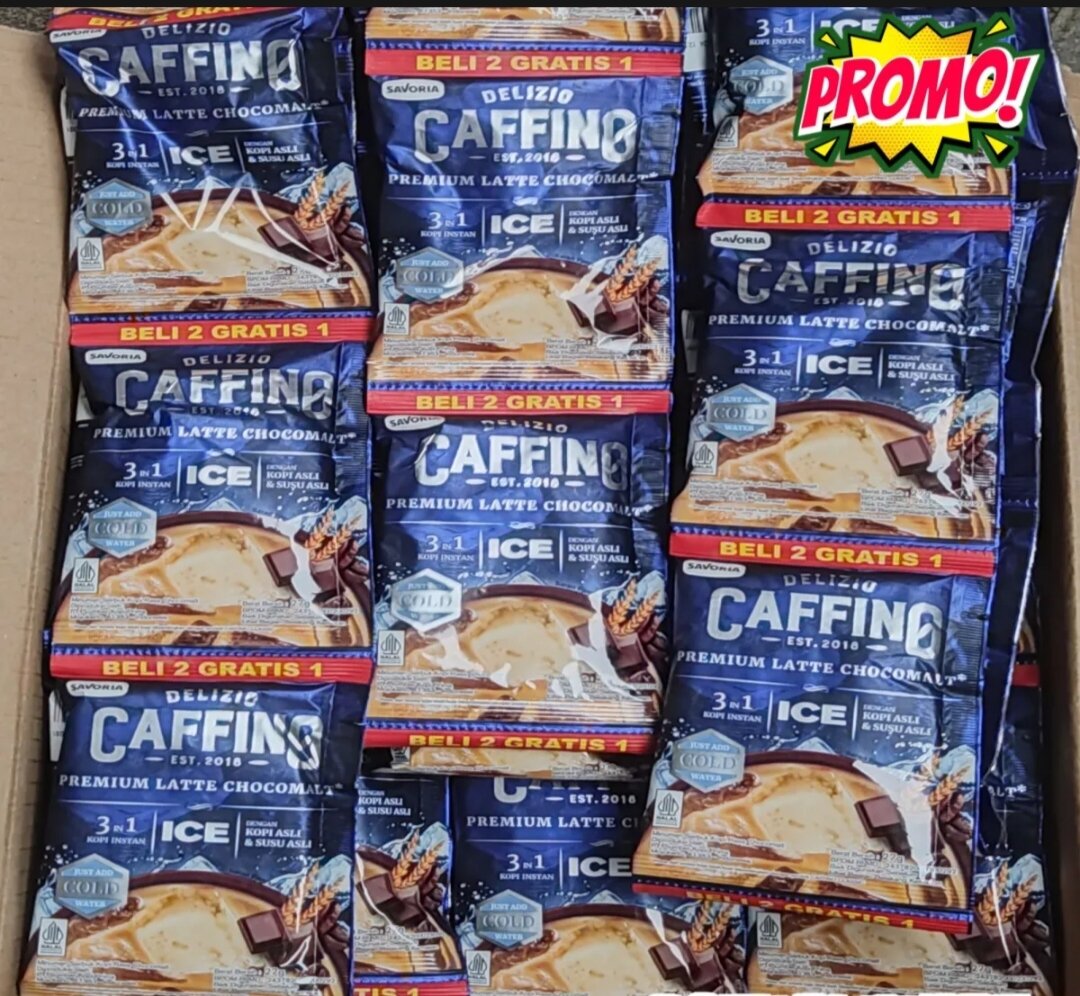 CAFFINO ICE Kopi Premium Chocomalt 25g Isi 15 sachet | Lazada Indonesia