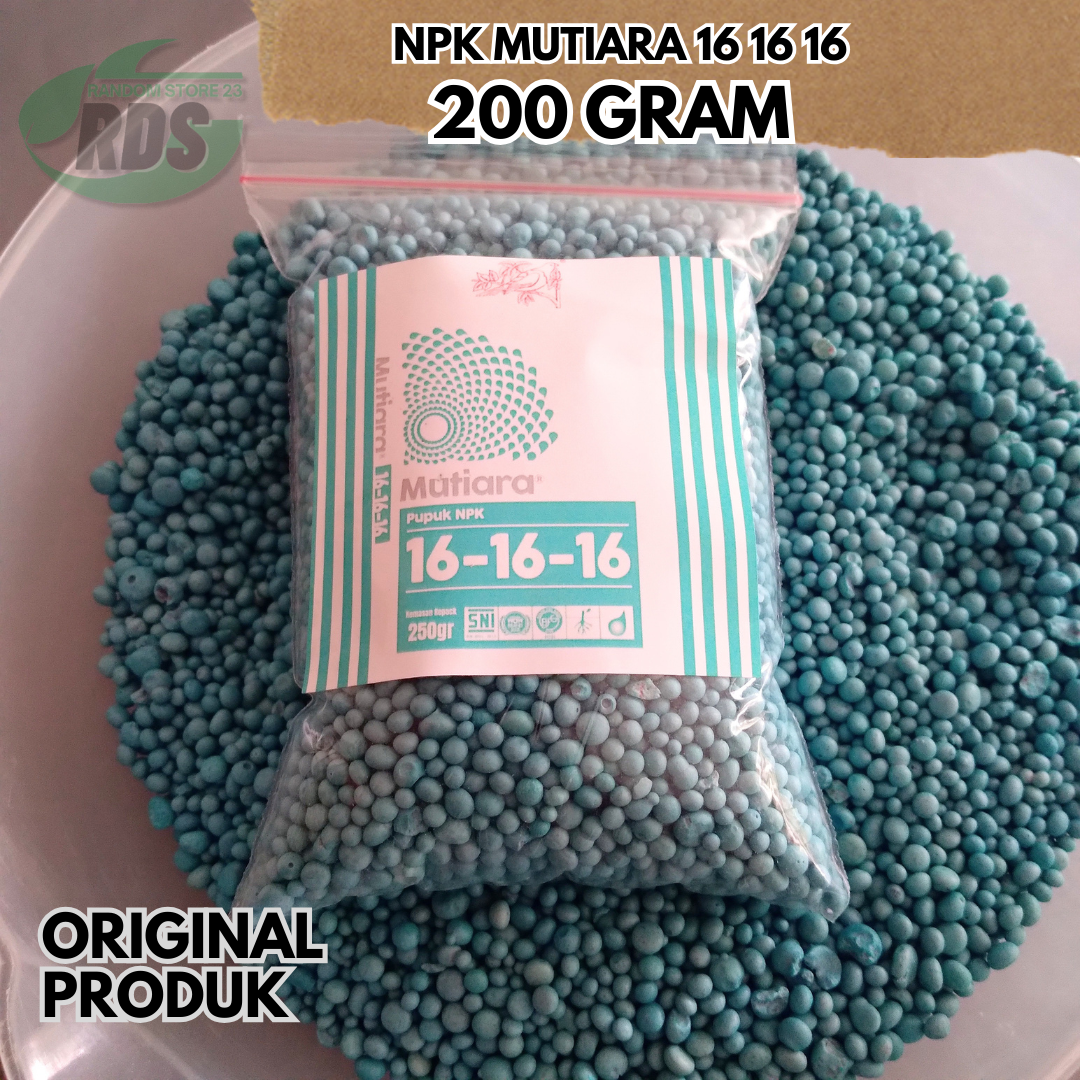 200 Gram Pupuk NPK MUTIARA MEROKE 16 16 16 Repack Original | Lazada Indonesia