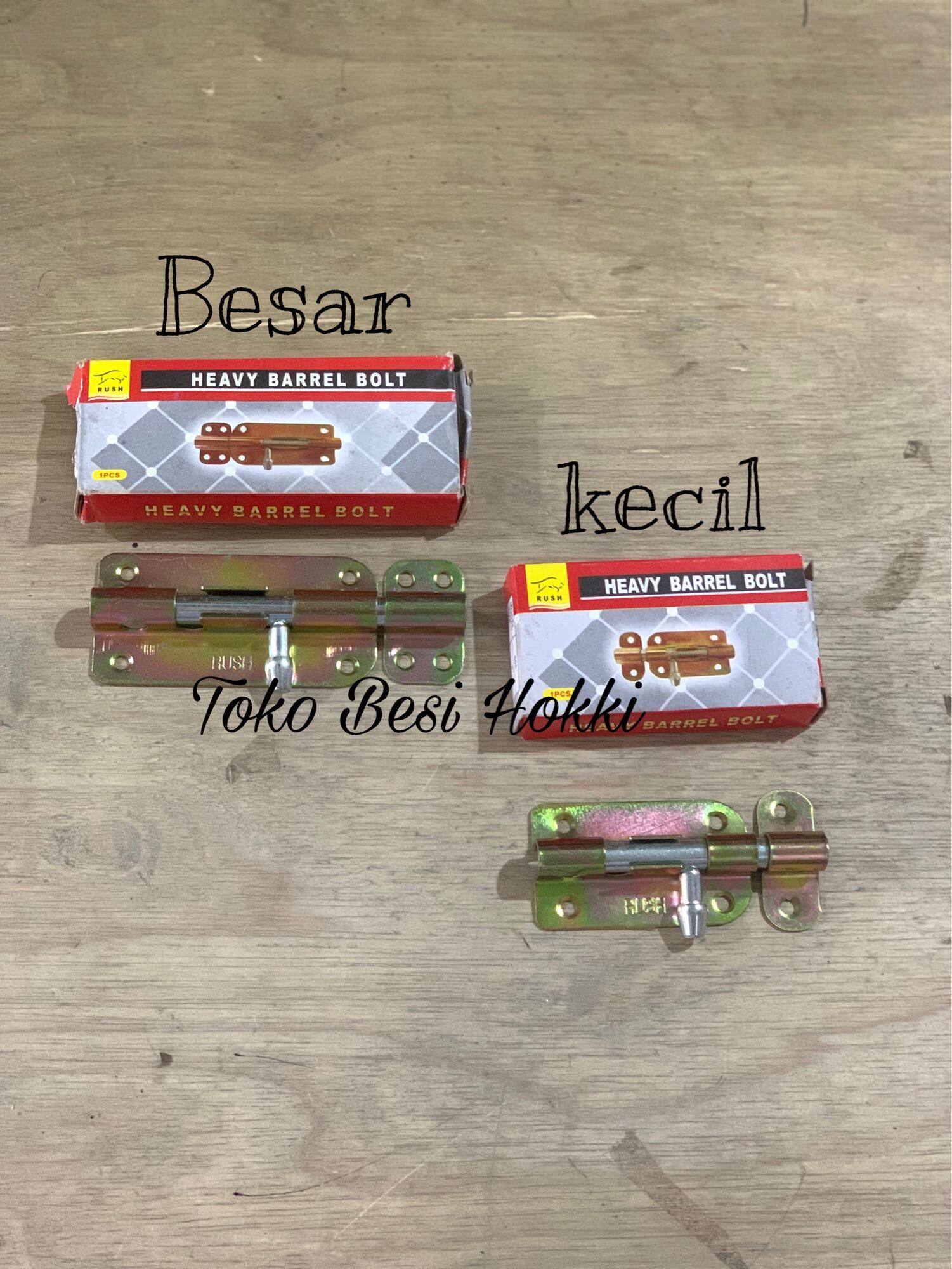 Grendel Pintu Rush / Grendel Pintu Rush Besar & Kecil ( Bisa Gembok ...