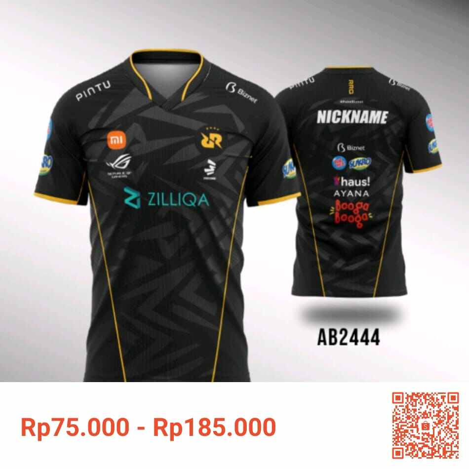 kaos baju Jersey RRQ season 10 fullprint busa custom nama | Lazada ...