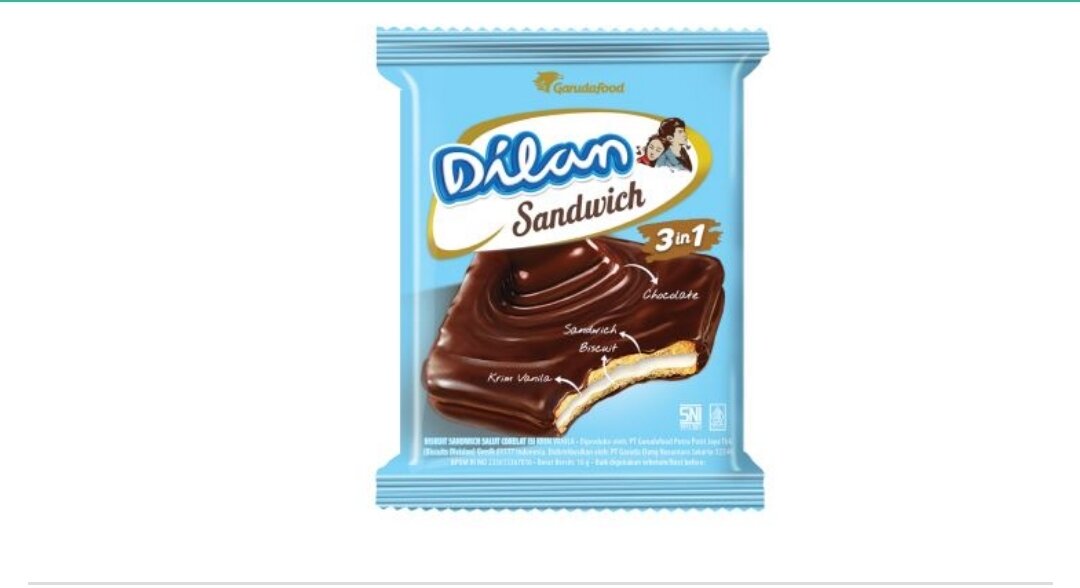 DILAN Sandwich 3 In 1 Dilan Biskuit Cokelat Krim Vanila | Lazada Indonesia