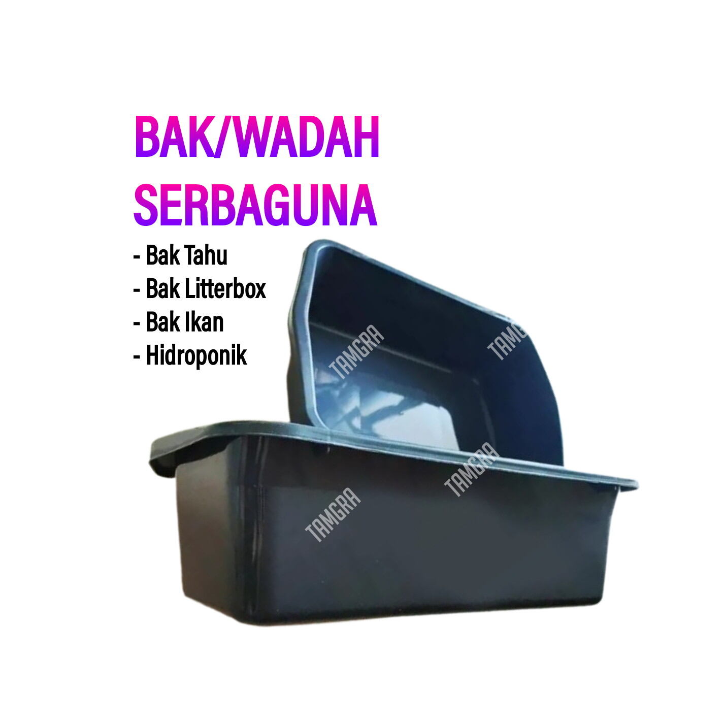 Tempat wadah serbaguna bak tahu ikan bak hidroponik litter box murah ...