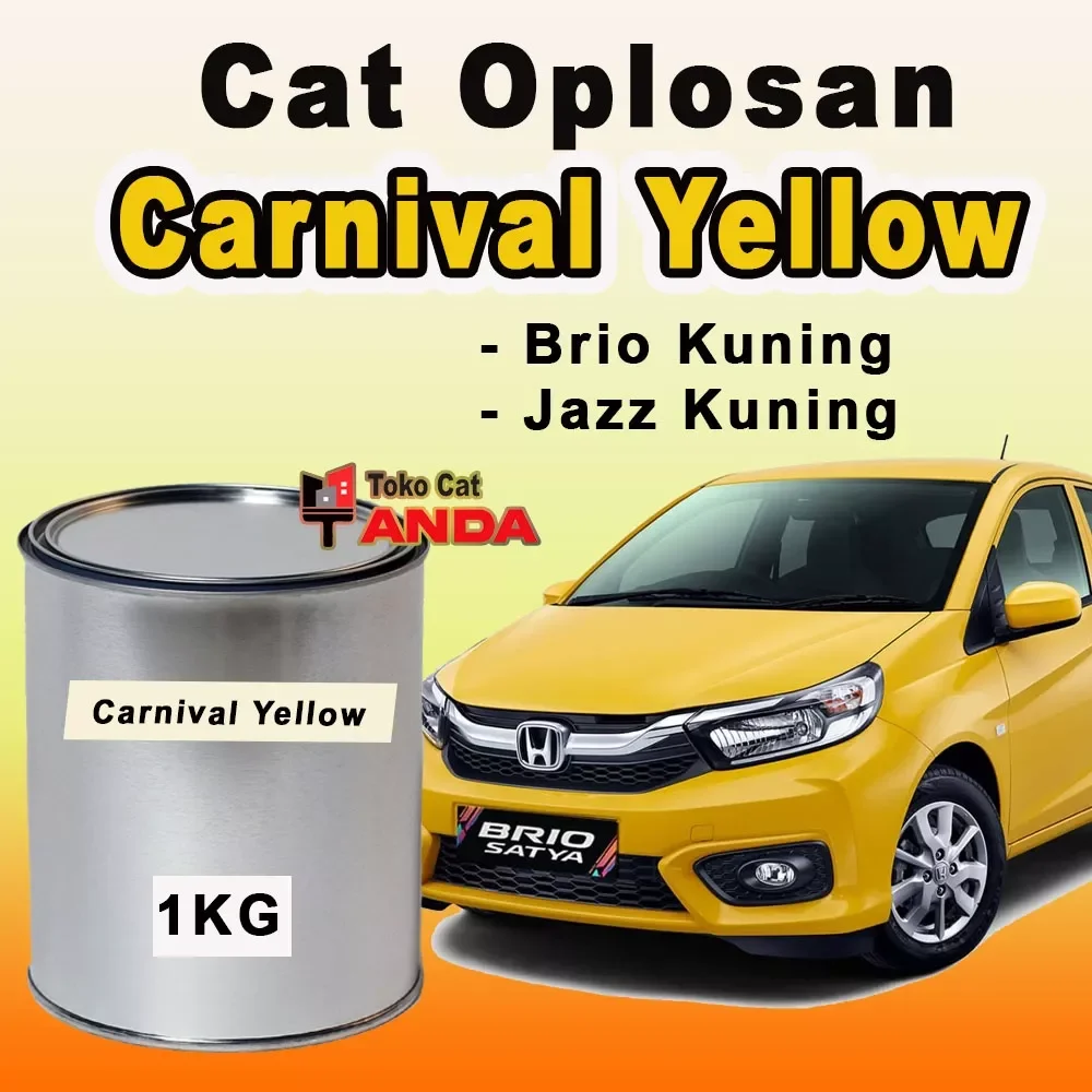 Cat MOBIL HONDA Brio Kuning - Jazz Kuning - Carnival Yellow - Cat ...
