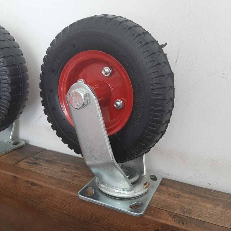 Roda Heavy Duty 6 Inch / 160mm Hidup Karet Roda Gerobak | Lazada Indonesia