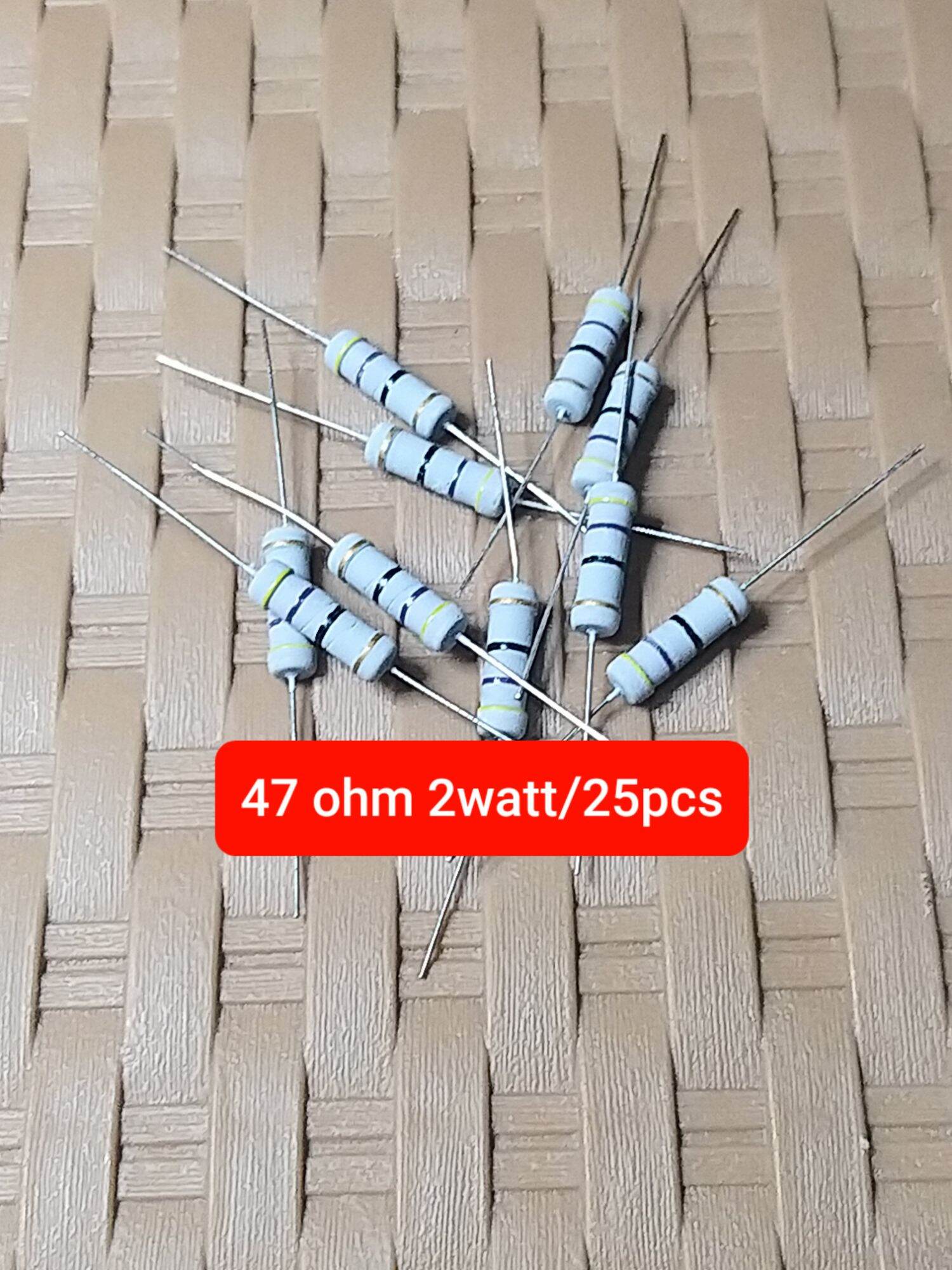 Resistor 47 ohm 2watt 25pcs | Lazada Indonesia