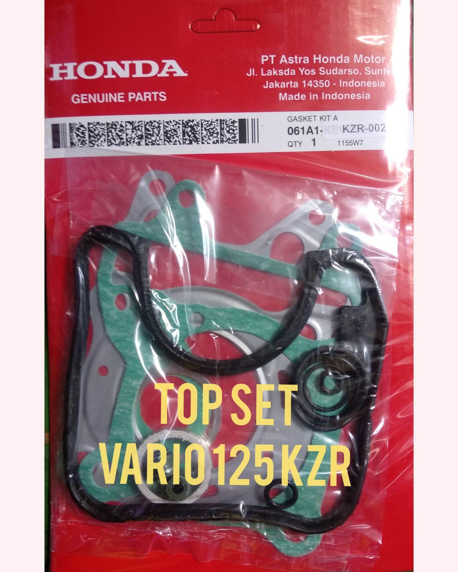 PACKING PAKING TOP SET VARIO 125 & 150 FI KZR/K59 + KARET HEAD | Lazada ...