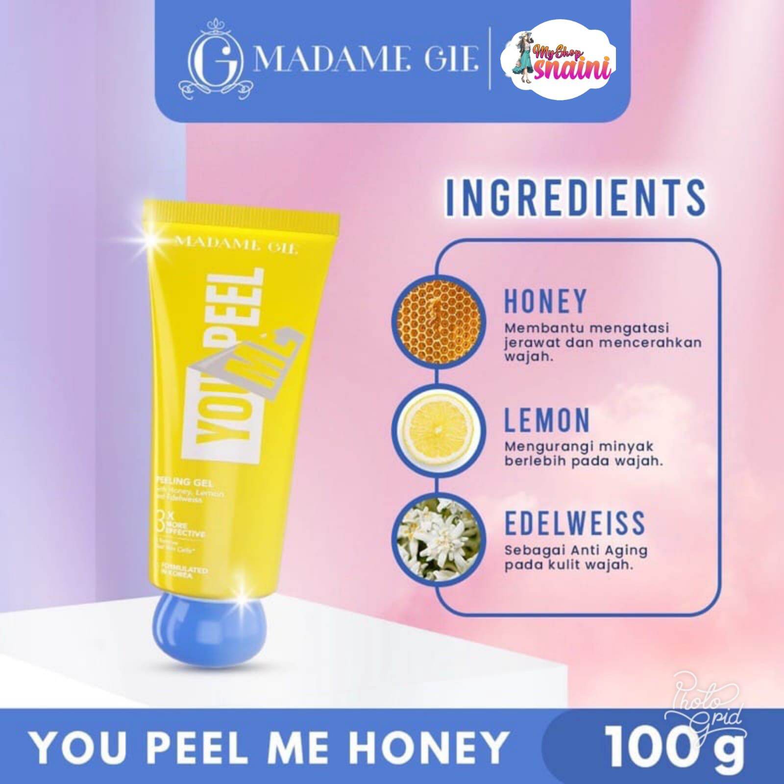 Madame Gie Madame You Peel Me - Peeling Gel | Lazada Indonesia