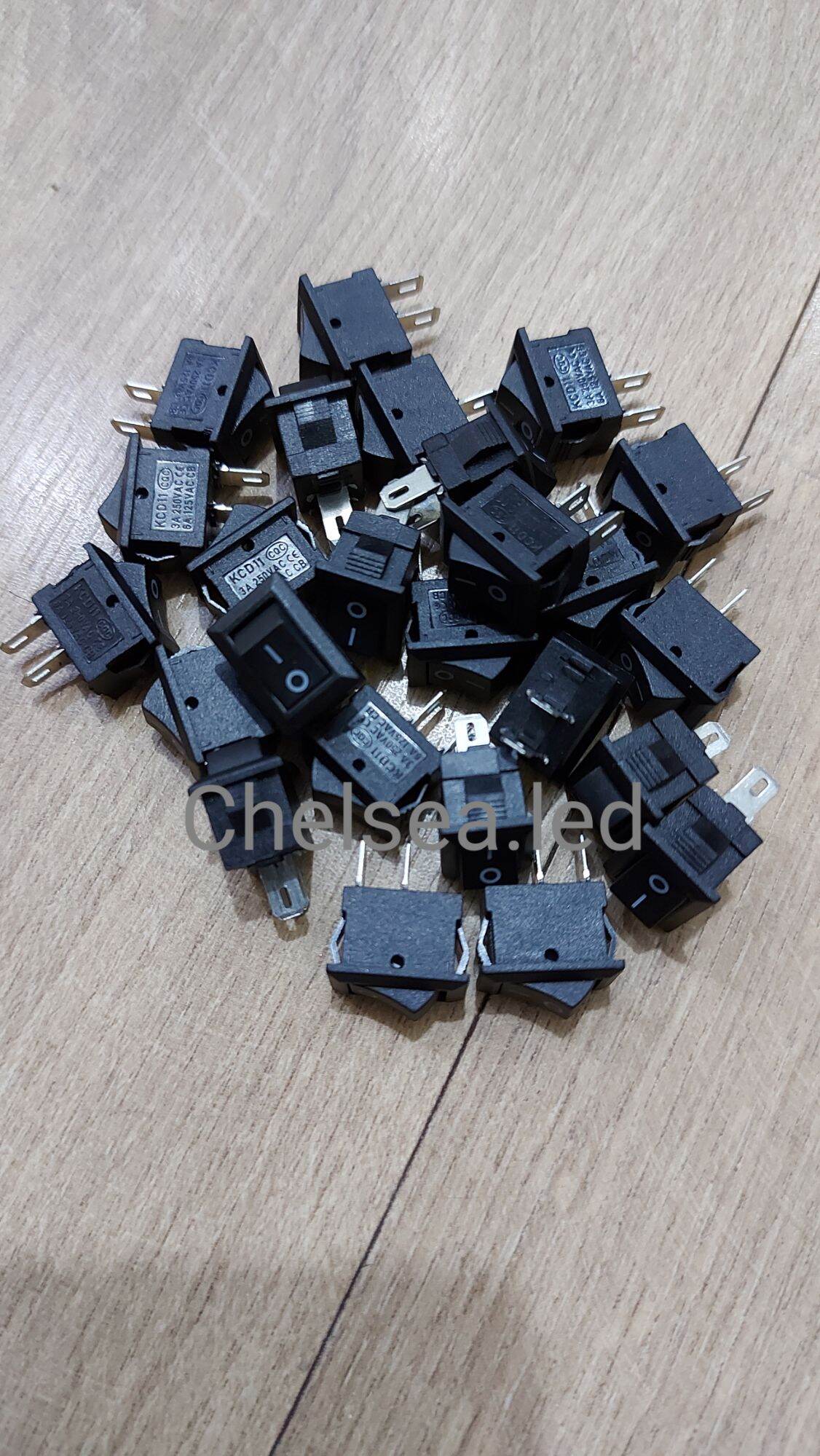 (ISI 20) Saklar kecil Mini Hitam On Off 2pin 2p 2 Pin Switch Hitam 1 ...