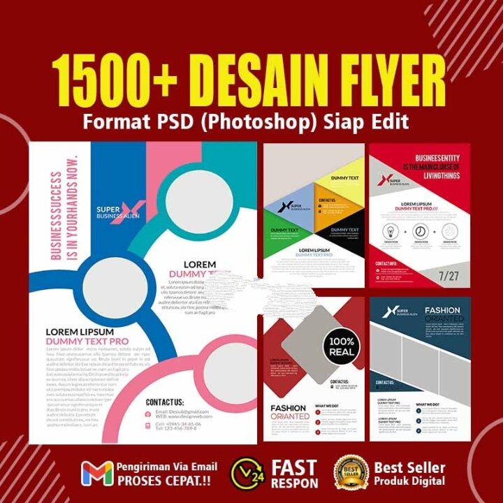 1500+ Template Desain Flyer / Brosur Format Psd | Lazada Indonesia