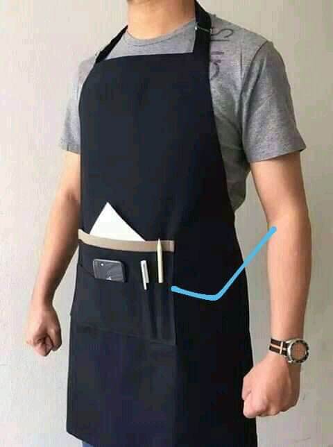 apron barista, bahan kain dril, ukuran bisa request. | Lazada Indonesia