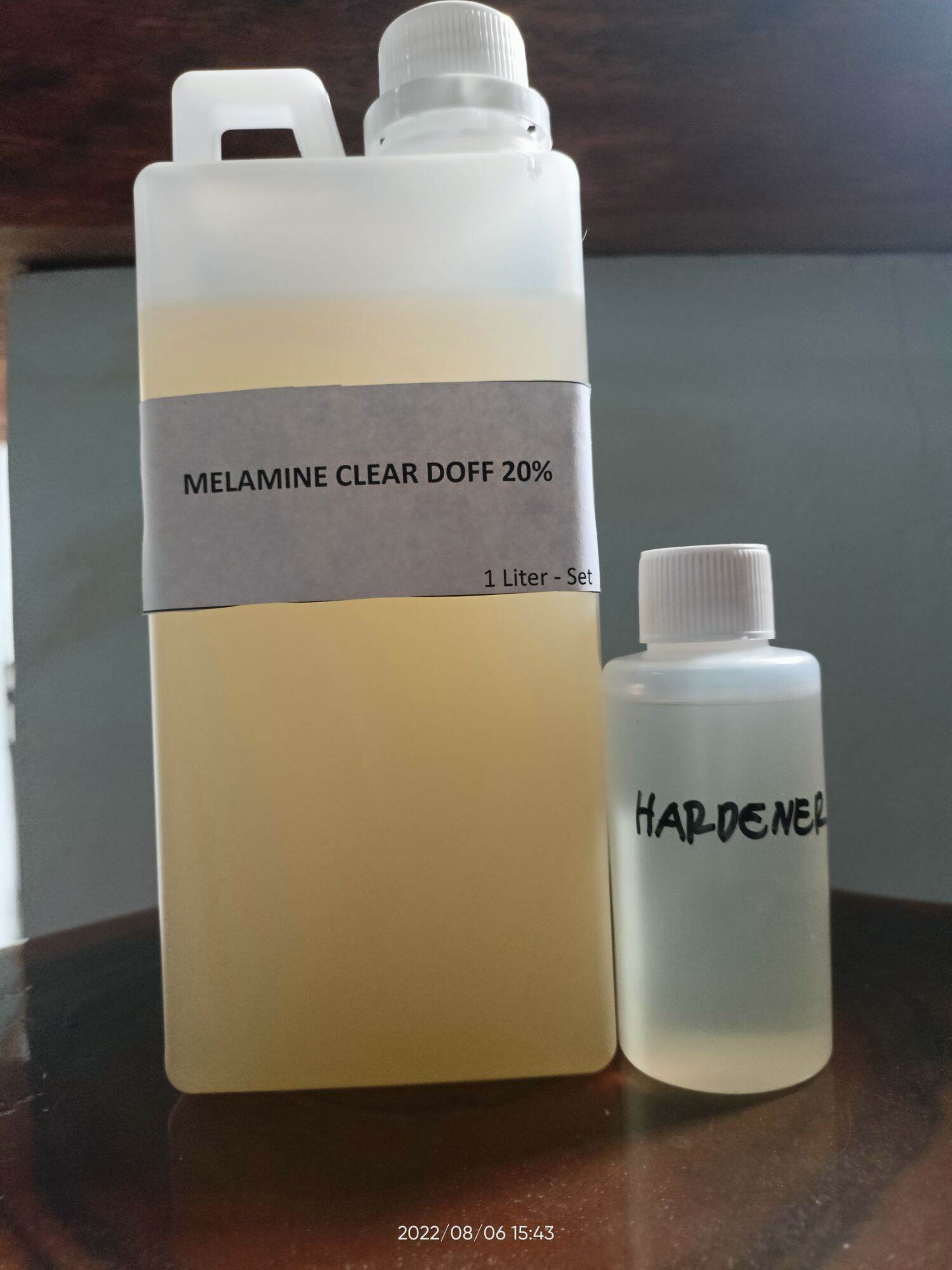 Melamin topcoat clear Dof 1 liter-set | Lazada Indonesia