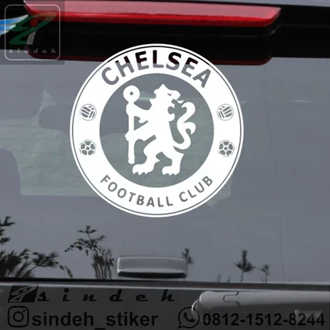 Stiker Logo Chelsea Cutting sticker Logo Club Chelsea | Lazada Indonesia
