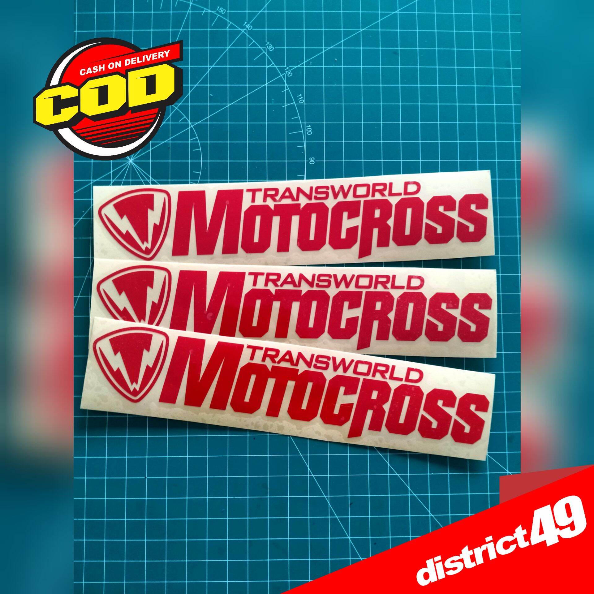 Sticker cutting Transworld Motocross - Cutting sticker Transworld ...