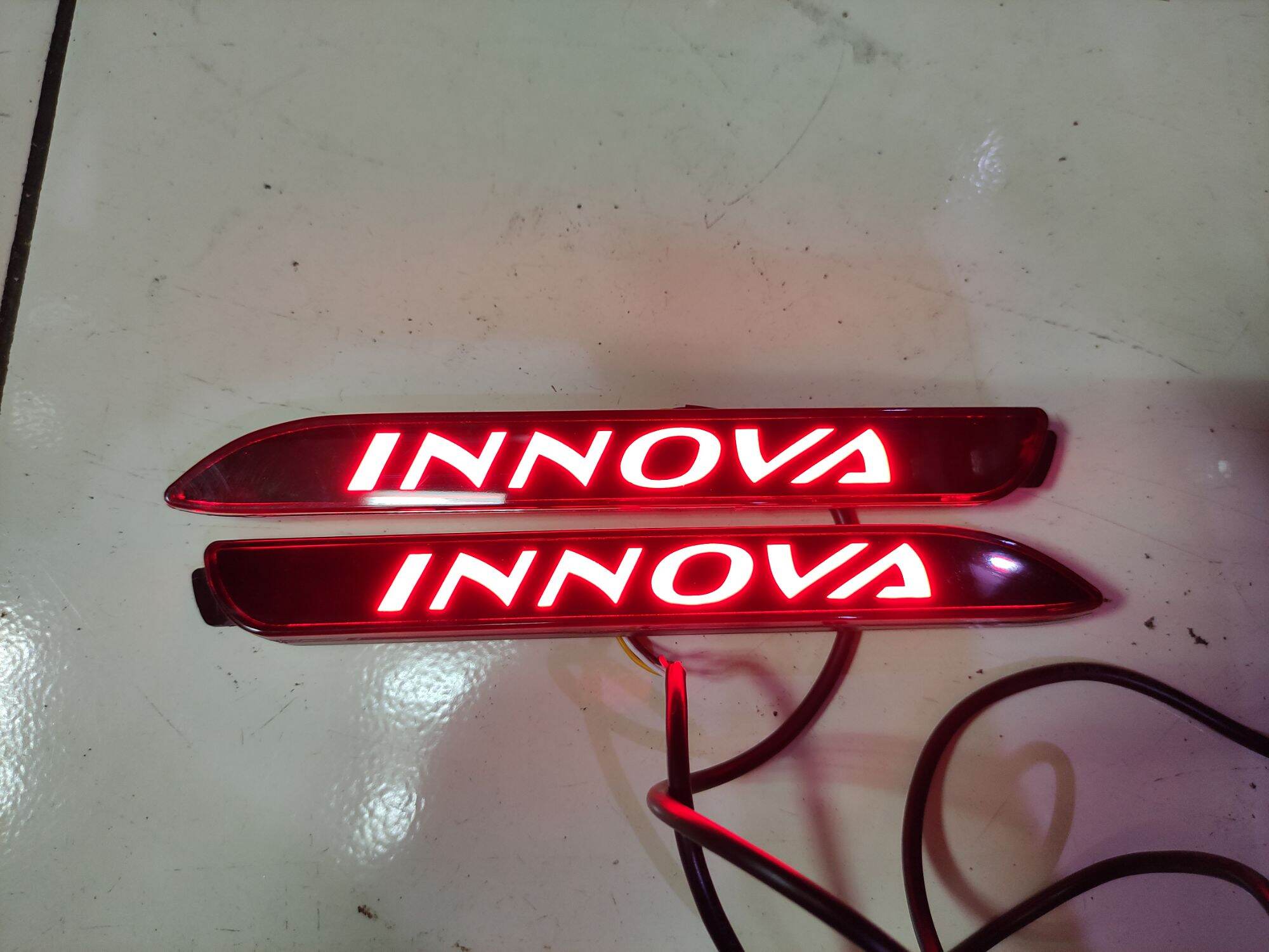 Lampu led reflektor bumper running sein toyota innnova lama model ...
