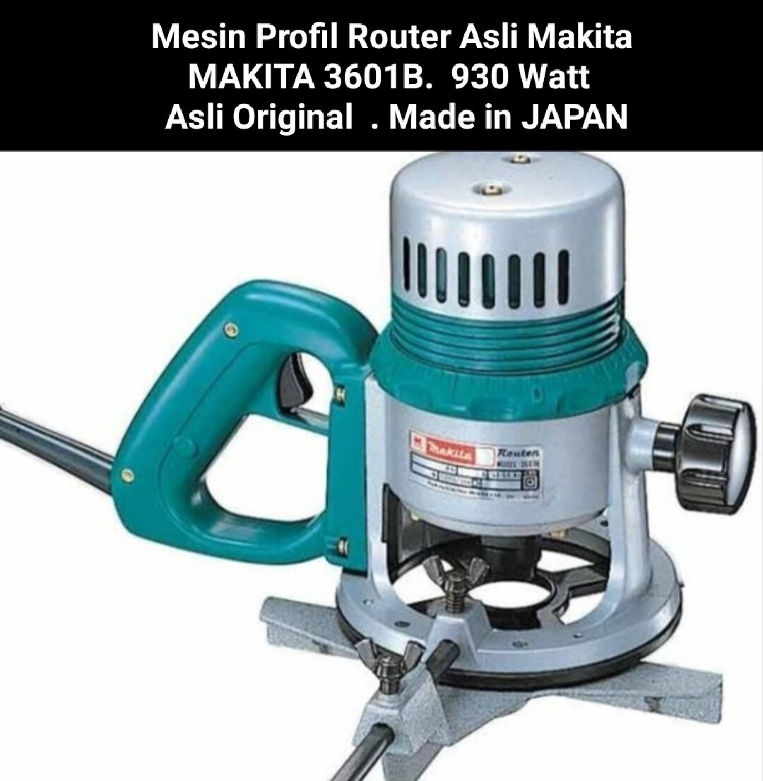 Mesin Profil Router ASLI MAKITA. 3601B. 900 watt. Original Made in ...