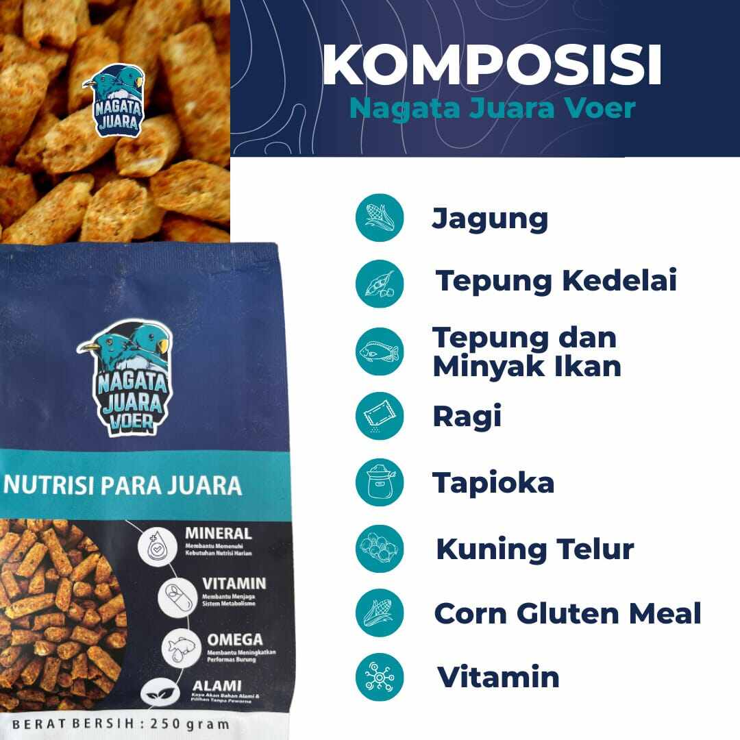 Voer Nagata juara Pur burung murai Kacer jalak ciblek Anis cendet ...