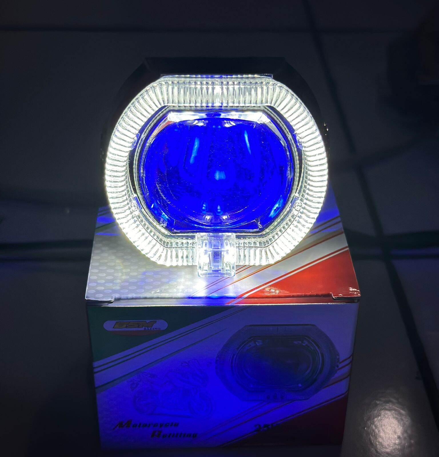 COD Lampu projie biled mini 2.5 hi low angel biled projektor mini super ...