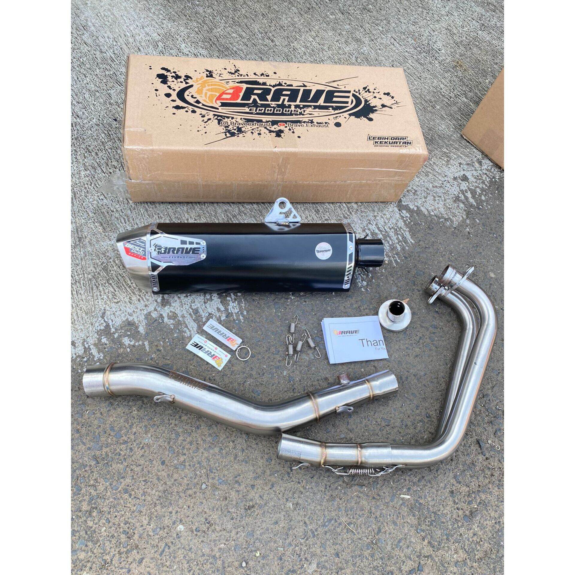 knalpot Racing Cbr 250 rr, Ninja 250 FI, Yamaha YZF-R25, Brave Exhaust ...