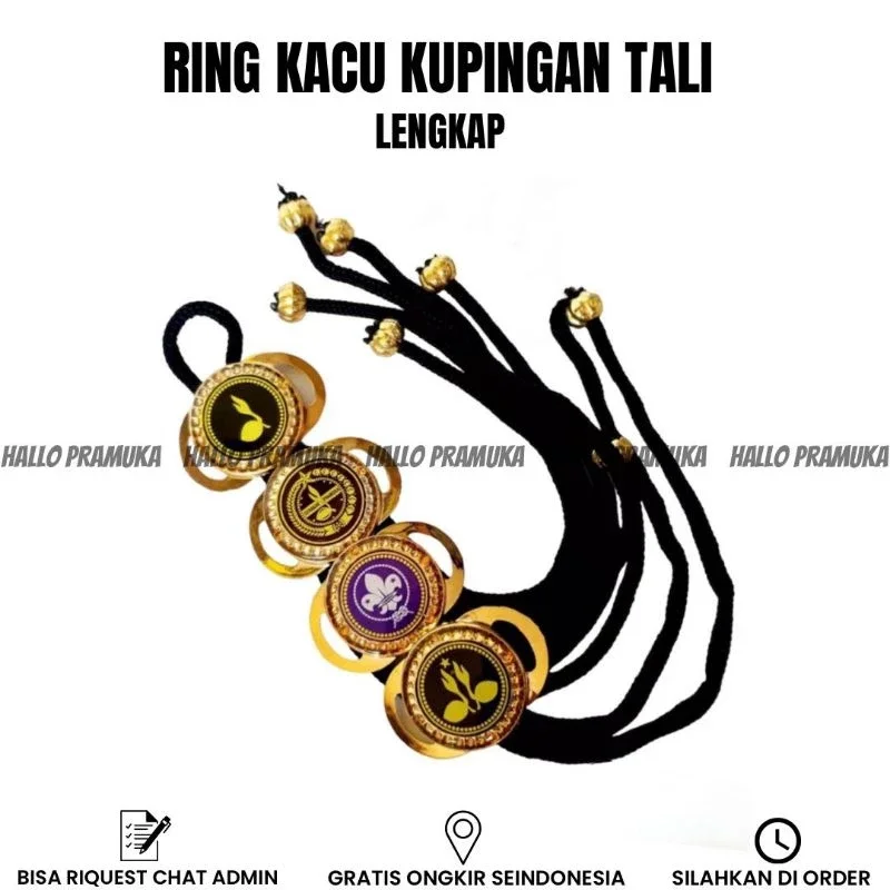 Ring hasduk pramuka kupingan tali lengkap | Lazada Indonesia