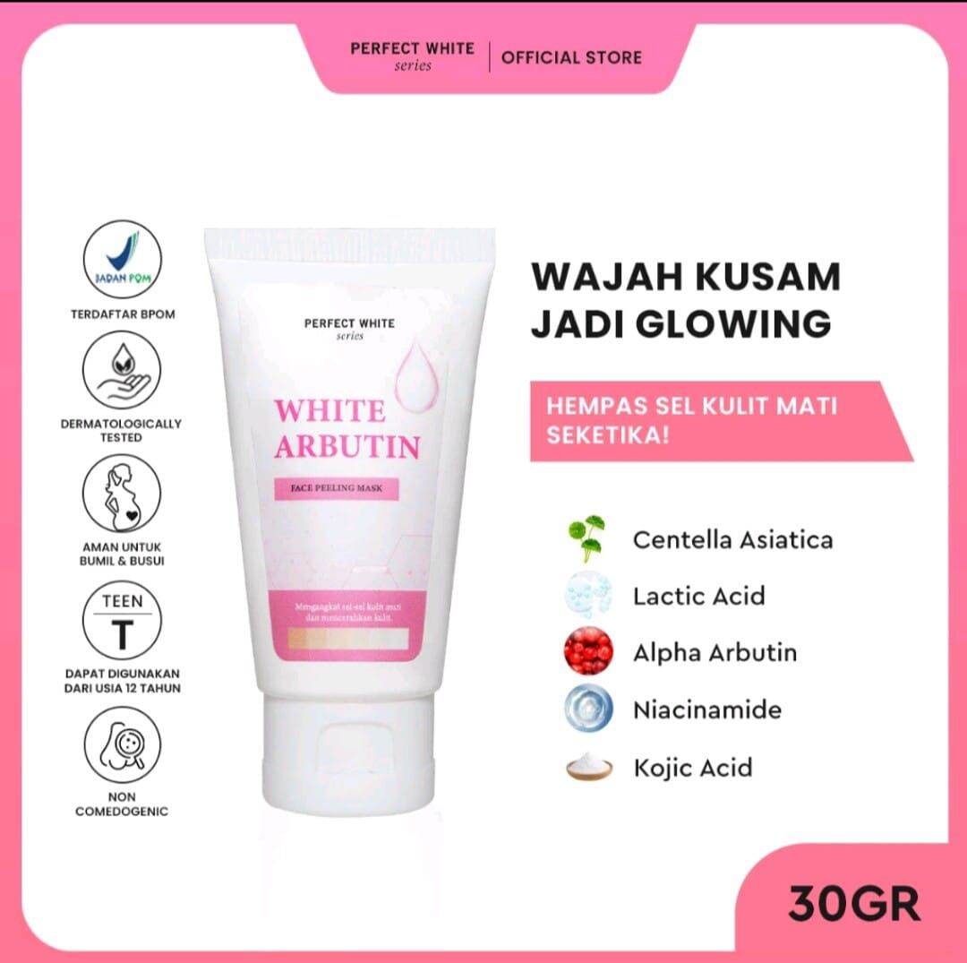 PERFECT WHITE " WHITE ARTIBUN " Face Feeling Mask 30 G | Exfoliating ...