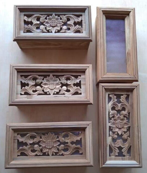 Loster angin angin rumah ventilasi udara kayu jati | Lazada Indonesia