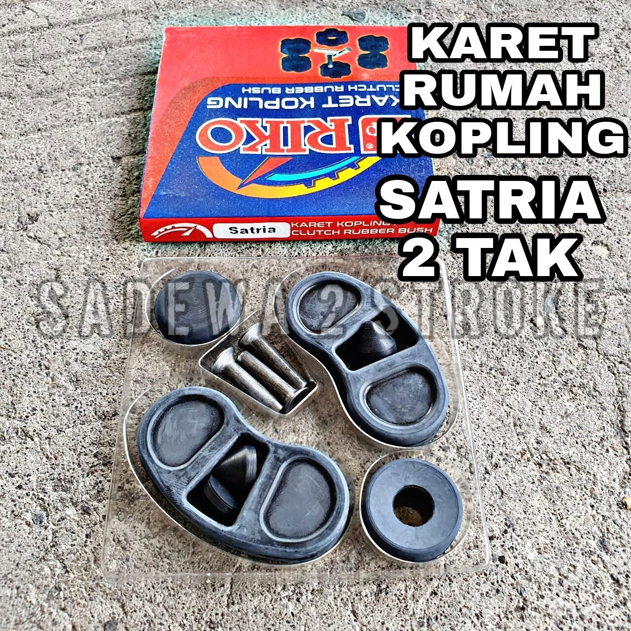 KARET RUMAH KOPLING SATRIA 2 TAK HIU LUMBA LSCM LOKAL RIKO PART ...