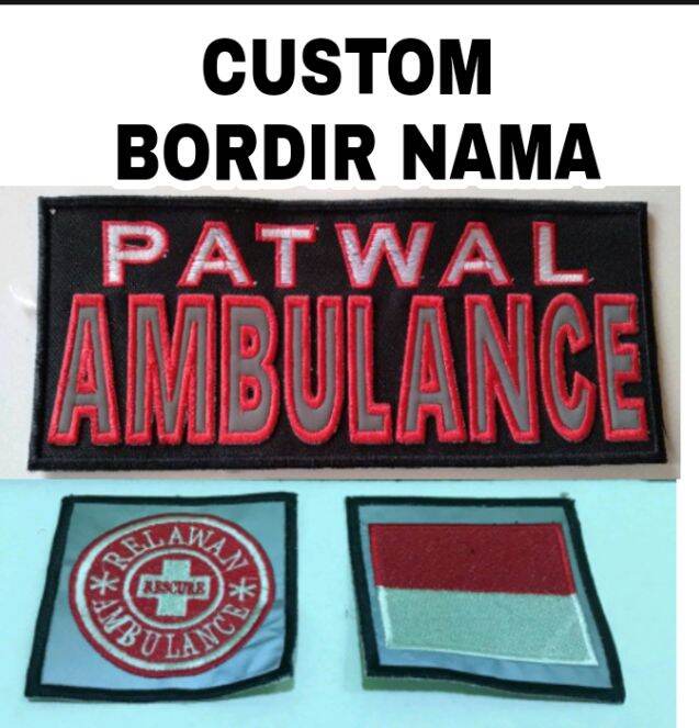 Logo Patwal Ambulace Bonus Nama | Lazada Indonesia