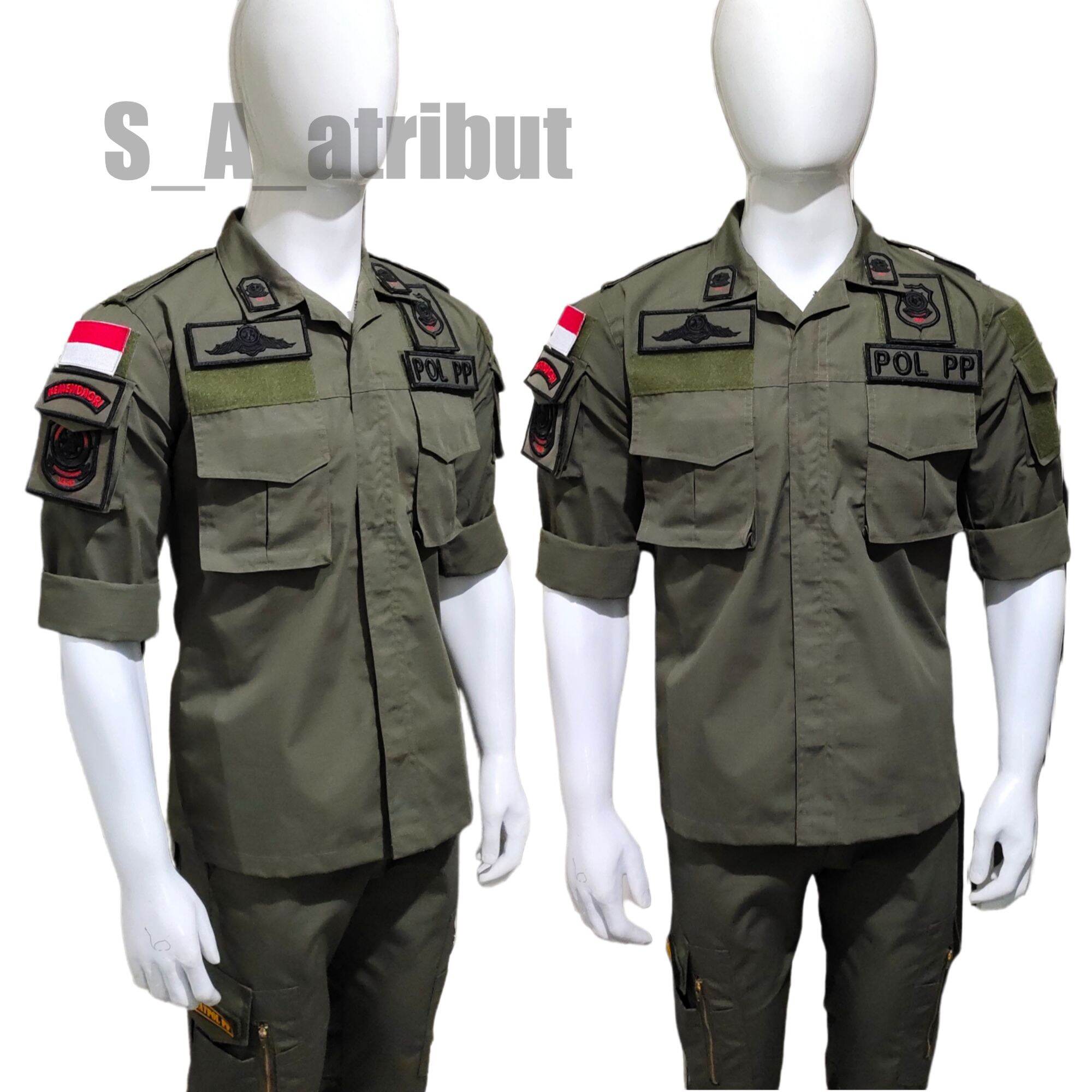 pdl pol pp seragam pdl satpol pp lengkap | Lazada Indonesia