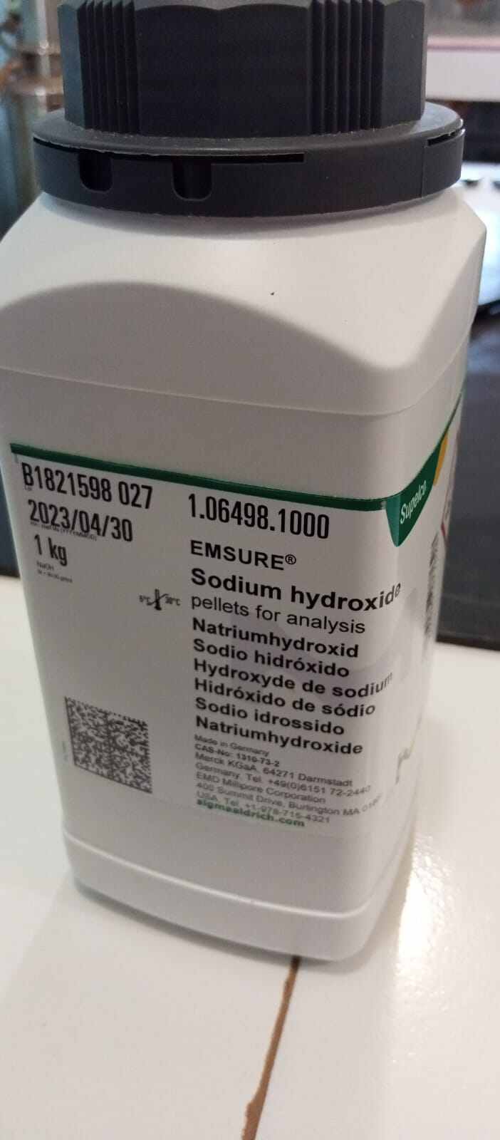 sodium hydroxide pellets for analysis merck repack 50g | Lazada Indonesia