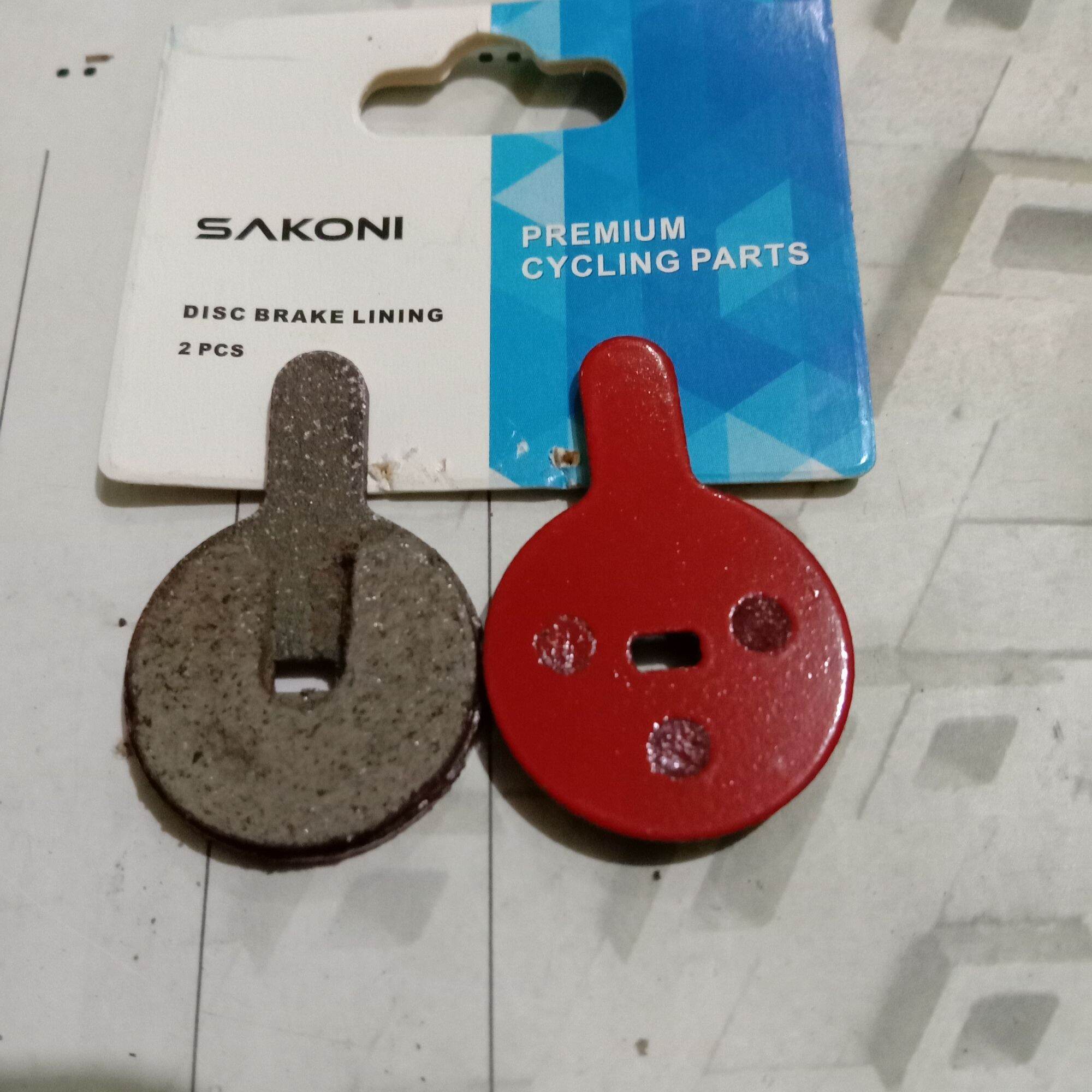 brake pad sepeda sakoni bulat atau kotak kampas rem discbrake kualitas ...