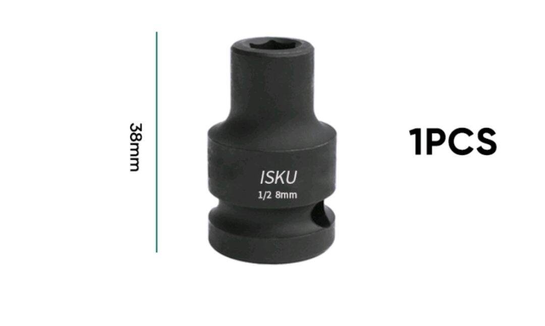 Mata Kunci Sok Impact Socket Pendek 1/2 inch/Klik Varian jenis ukuran ...