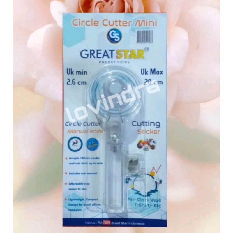 Circle Cutter 2.6cm Great Star Alat Potong Lingkaran bulat | Lazada ...