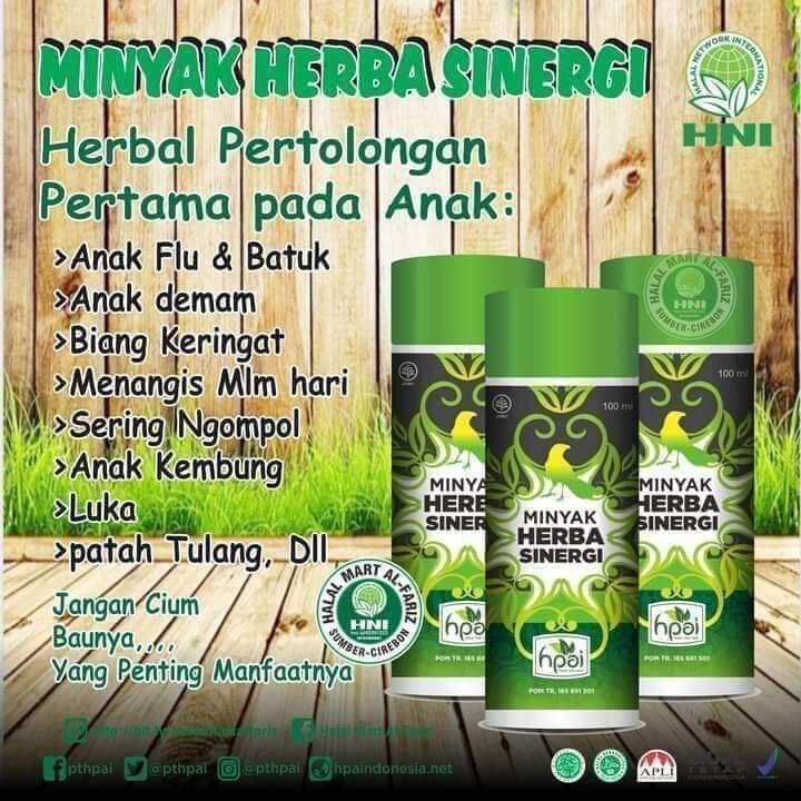 MINYAK HERBA SINERGI /MHS (HNI) | Lazada Indonesia