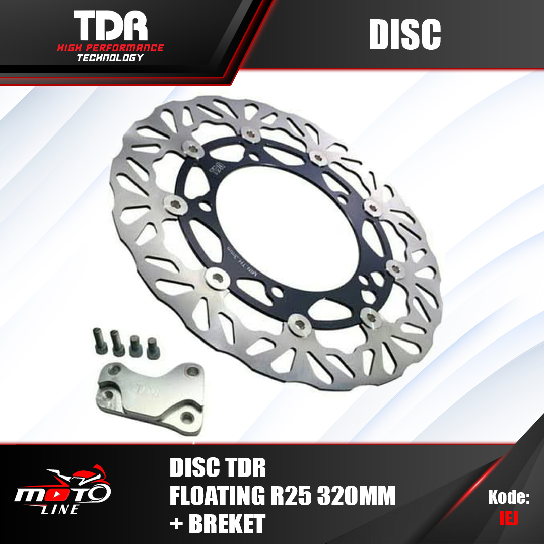 PIRINGAN CAKRAM TDR FLOATING R25 32MM+BREKET | Lazada Indonesia