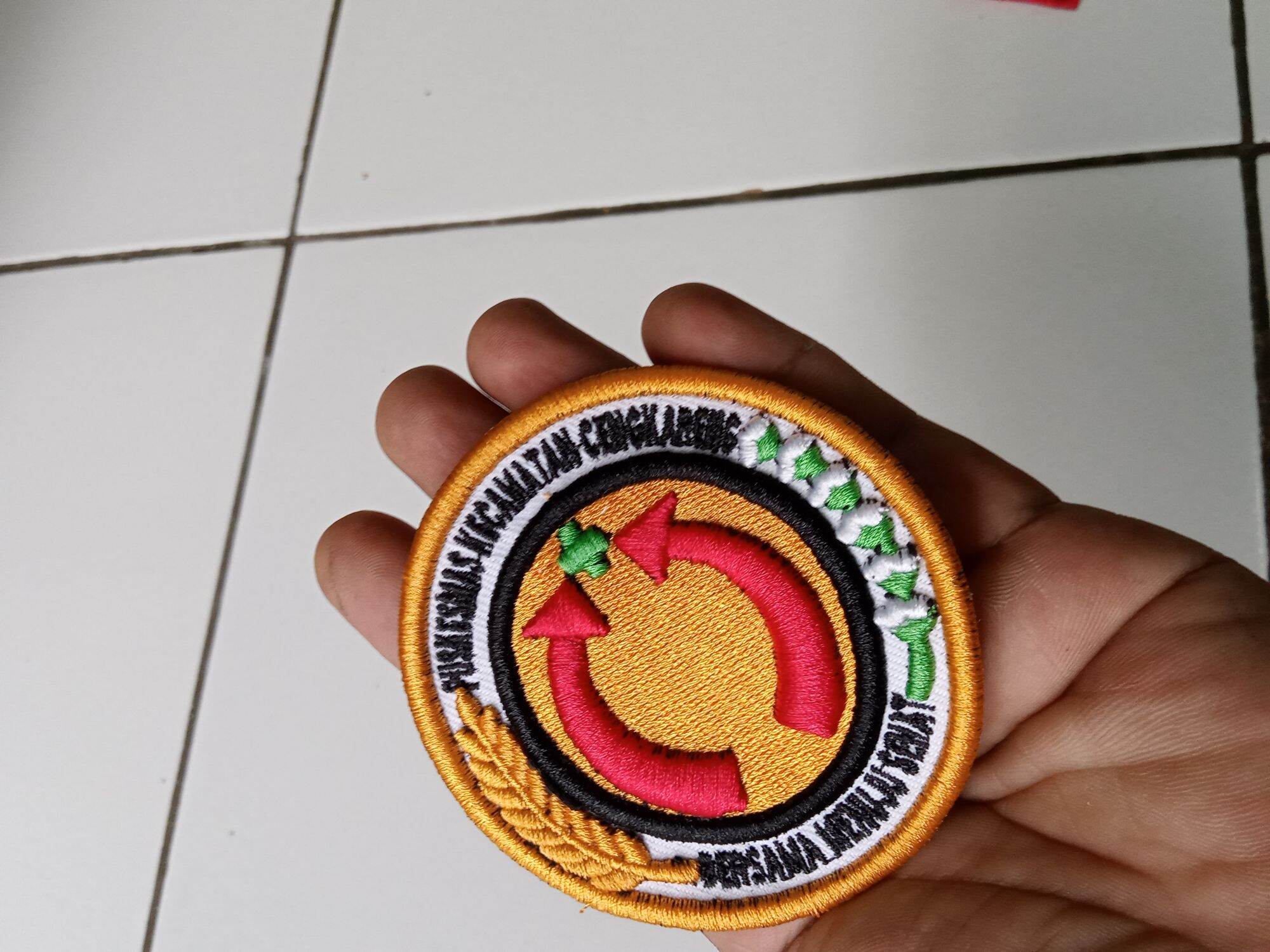 Atribut logo perusahaan.Bordir umum.Bordir logo perusahaan.Atrbut bisa ...