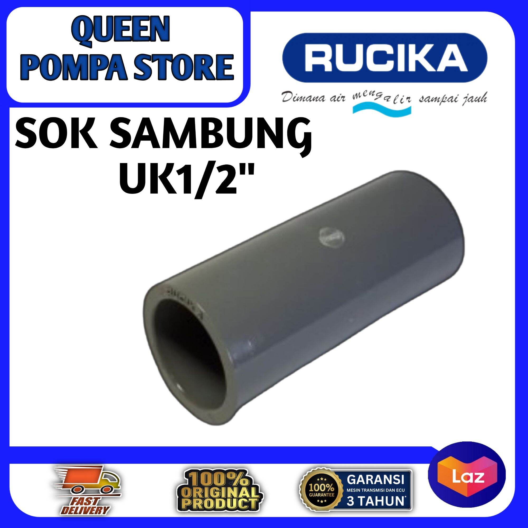 SOK SAMBUNG RUCIKA UKURAN 1/2 inch atau Sok Sambung 1/2 inch Rucika ...