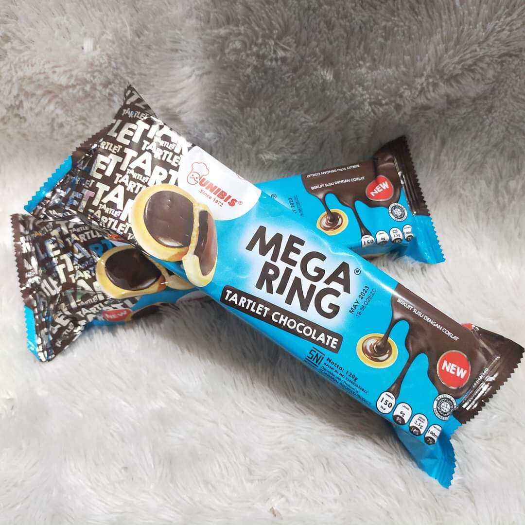 Tartlet Chocolate Mega Ring Unibis Biskuit susu dengan toping coklat. Berat : 120g | Lazada ...