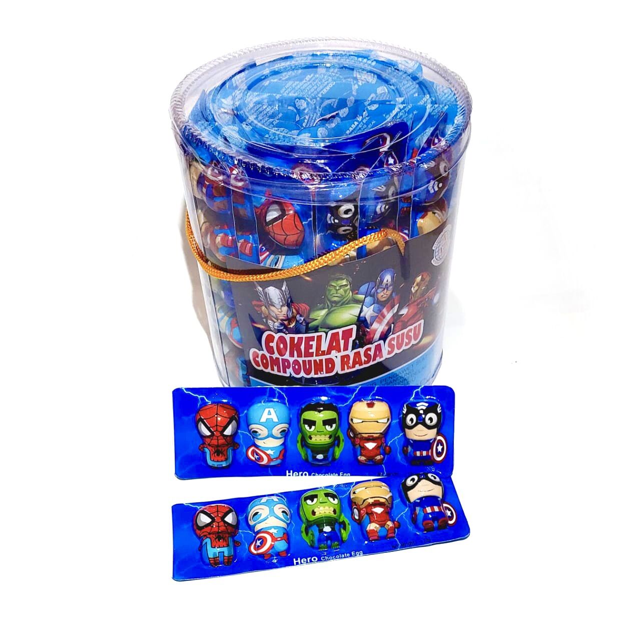 Cokelat Compound Rasa Susu, Hero Chocolate Egg ( 30 pcs x 10g ...