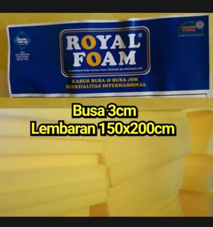 busa lembaran uk 150x200 / uk 100x150 / busa lembaran spons surpet ...