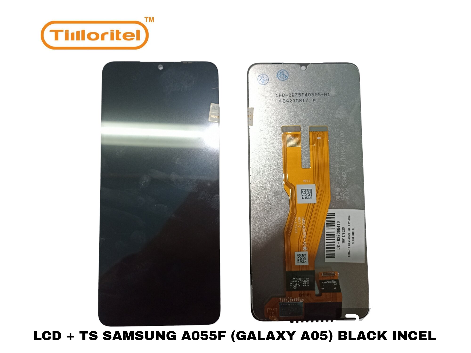 LCD + TS SAM A055 (GALAXY A05) BLACK INCEL | Lazada Indonesia
