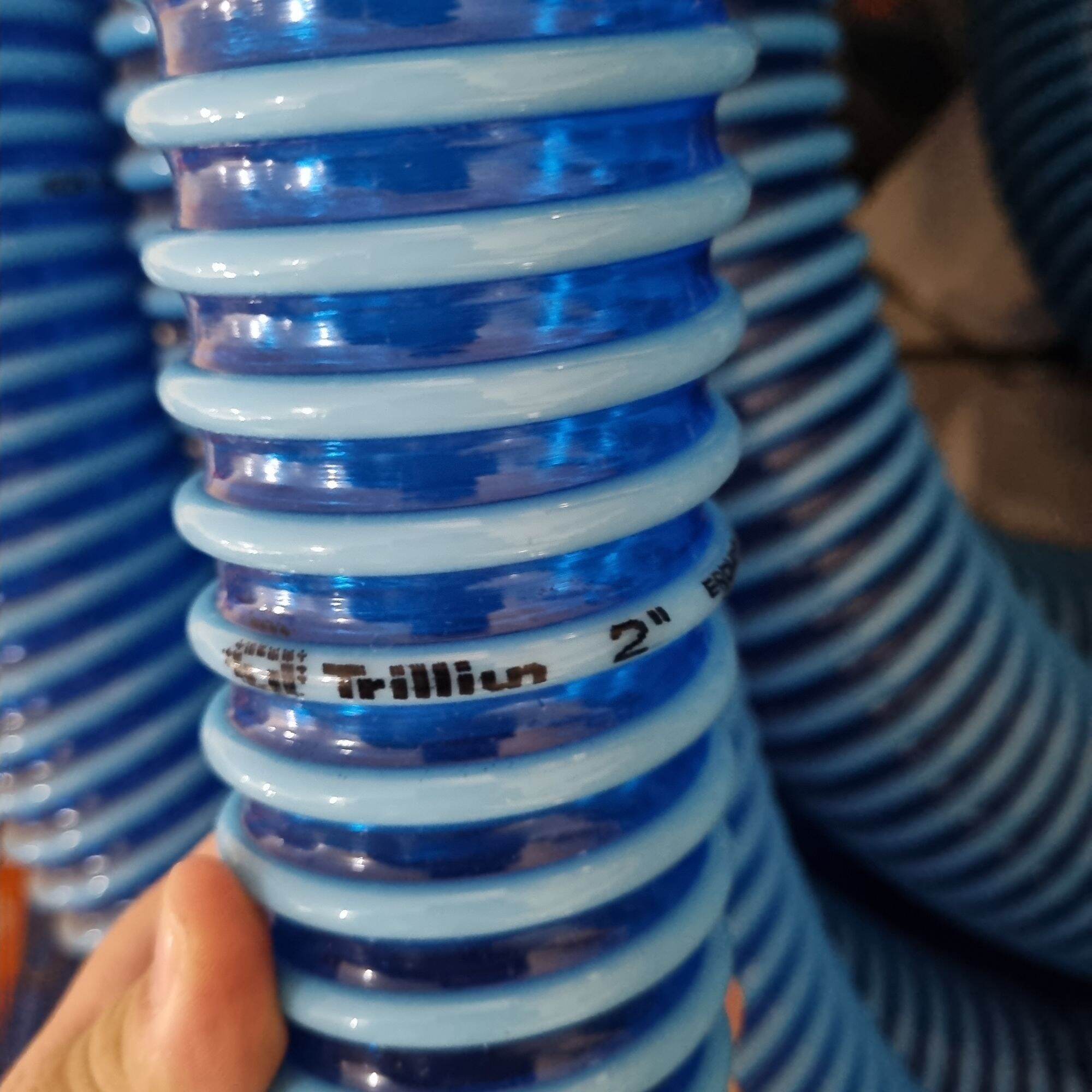 Selang Hisap Trilliun 2 inch / Selang Spiral PVC 2 inch biru | Lazada ...